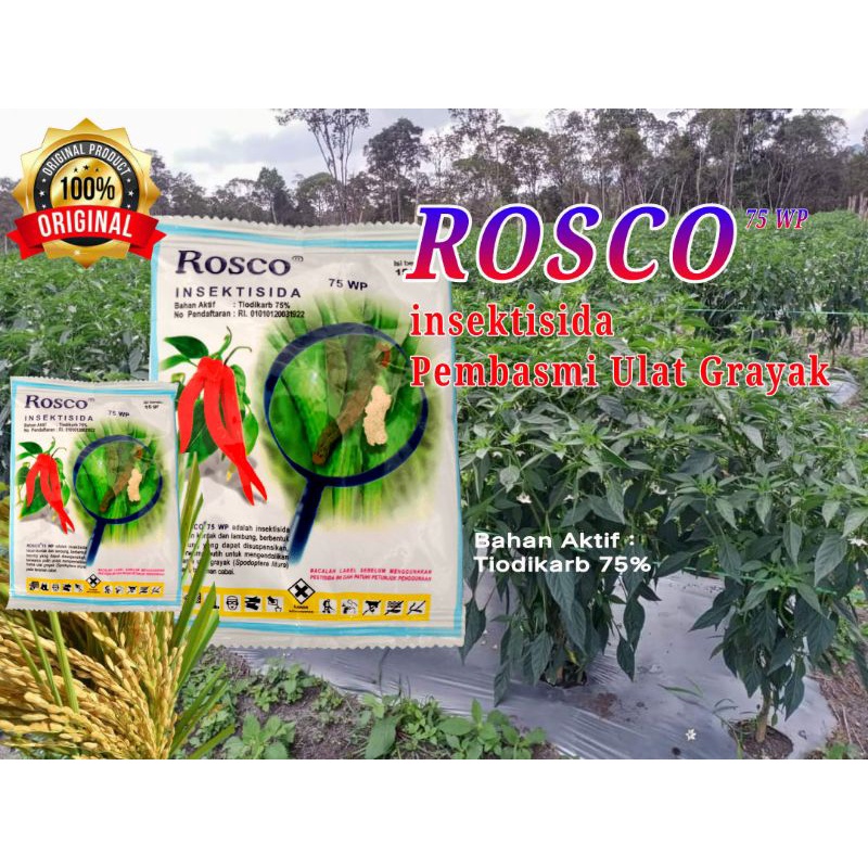 Jual ROSCO 75 WP | INSEKTISIDA PEMBASMI ULAT GRAYAK | Shopee Indonesia