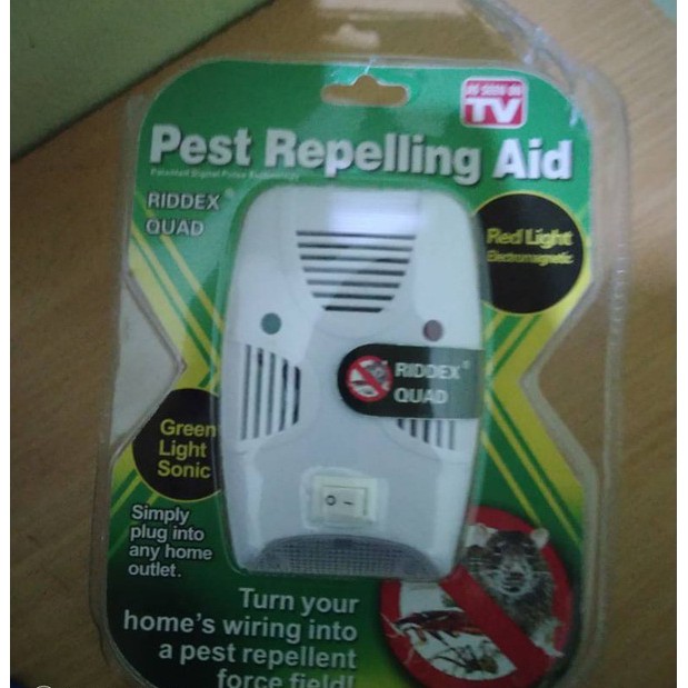Jual Pest Repelling Aid Riddex Quad (Ultrasonic Anti Tikus/Nyamuk/Kecoa ...