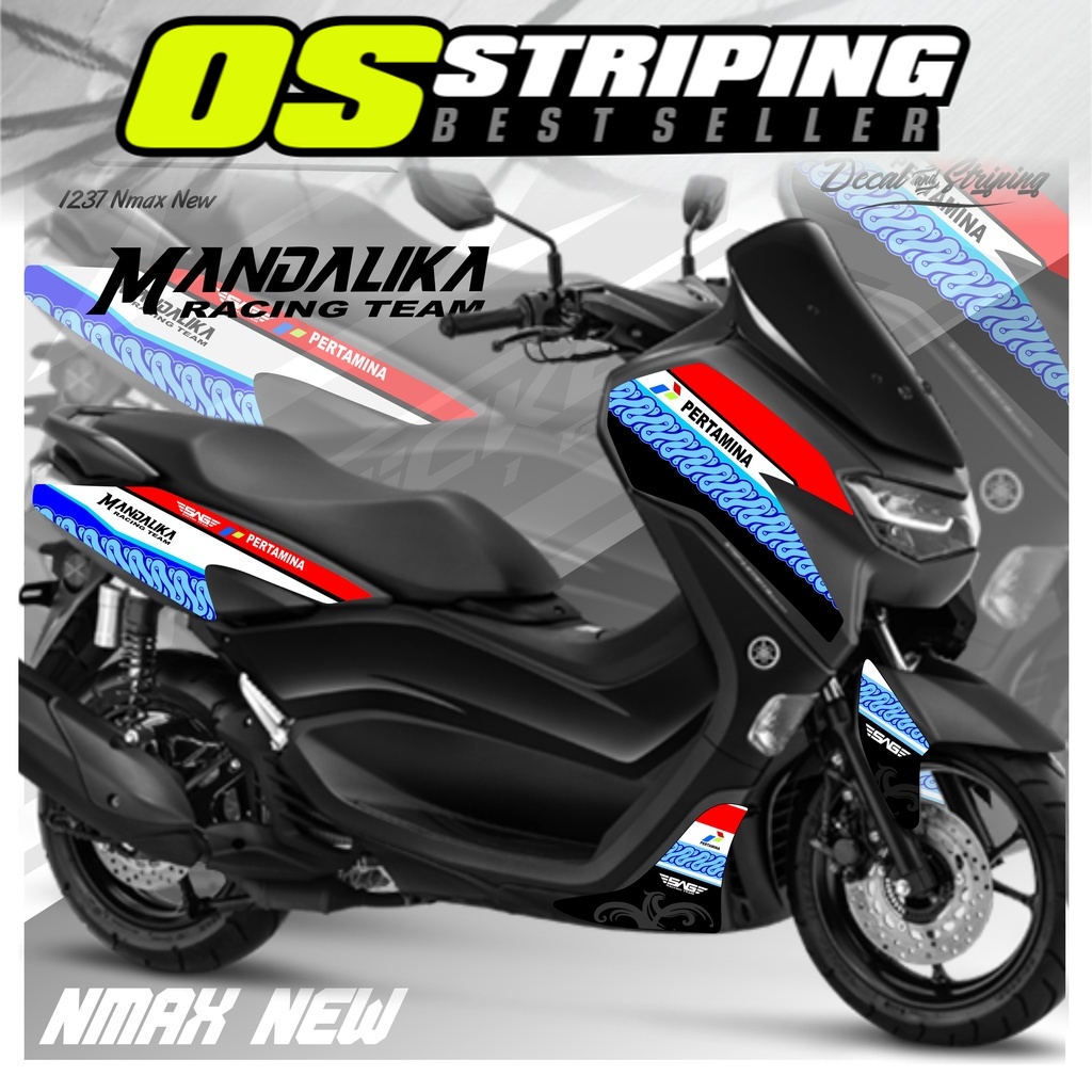 Jual 1237 Striping NMAX 2020 2021 2022 List Variasi Grafik Mandalika ...