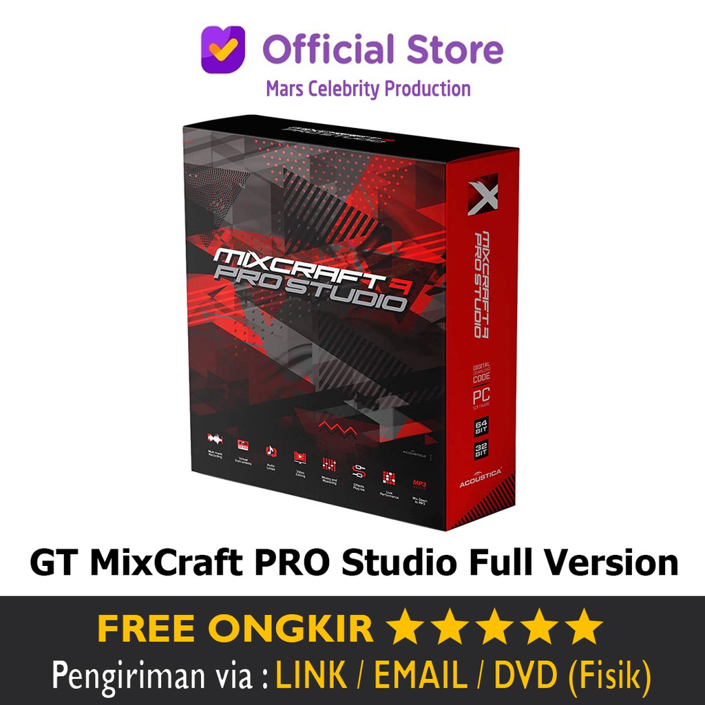 Jual Software GT MixCraft PRO Studio Full Version Terbaru Premium ...