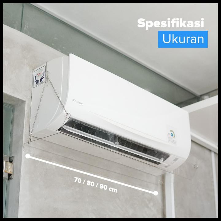 Jual JUAL MURAH Penahan Hembusan AC / Akrilik AC / Talang AC Acrylic ...