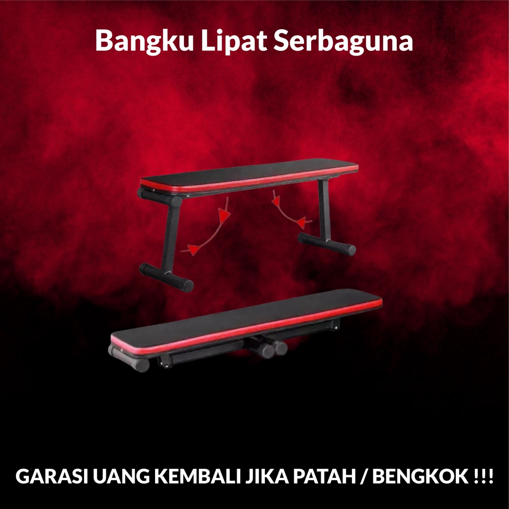Jual Kursi Bangku Bench Press Lipat Multifungsi Home Gym | Shopee Indonesia