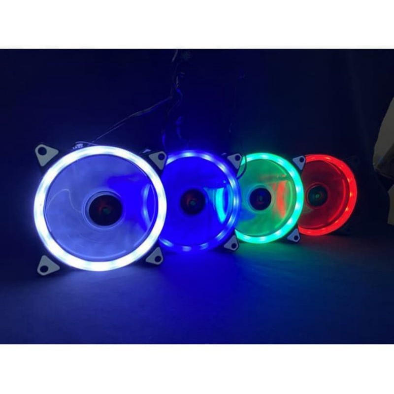 Jual XBT Fan Casing 12CM LED Ring - Fan Case XB-112- 5 Warna Putih ...