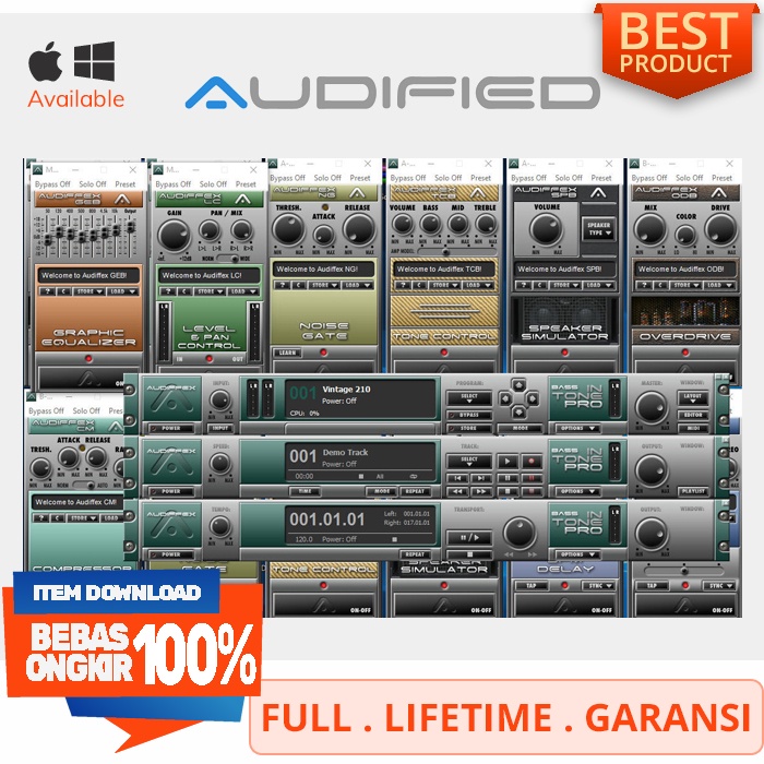 Jual Audified - VST Plugin Collection Bundle | Shopee Indonesia
