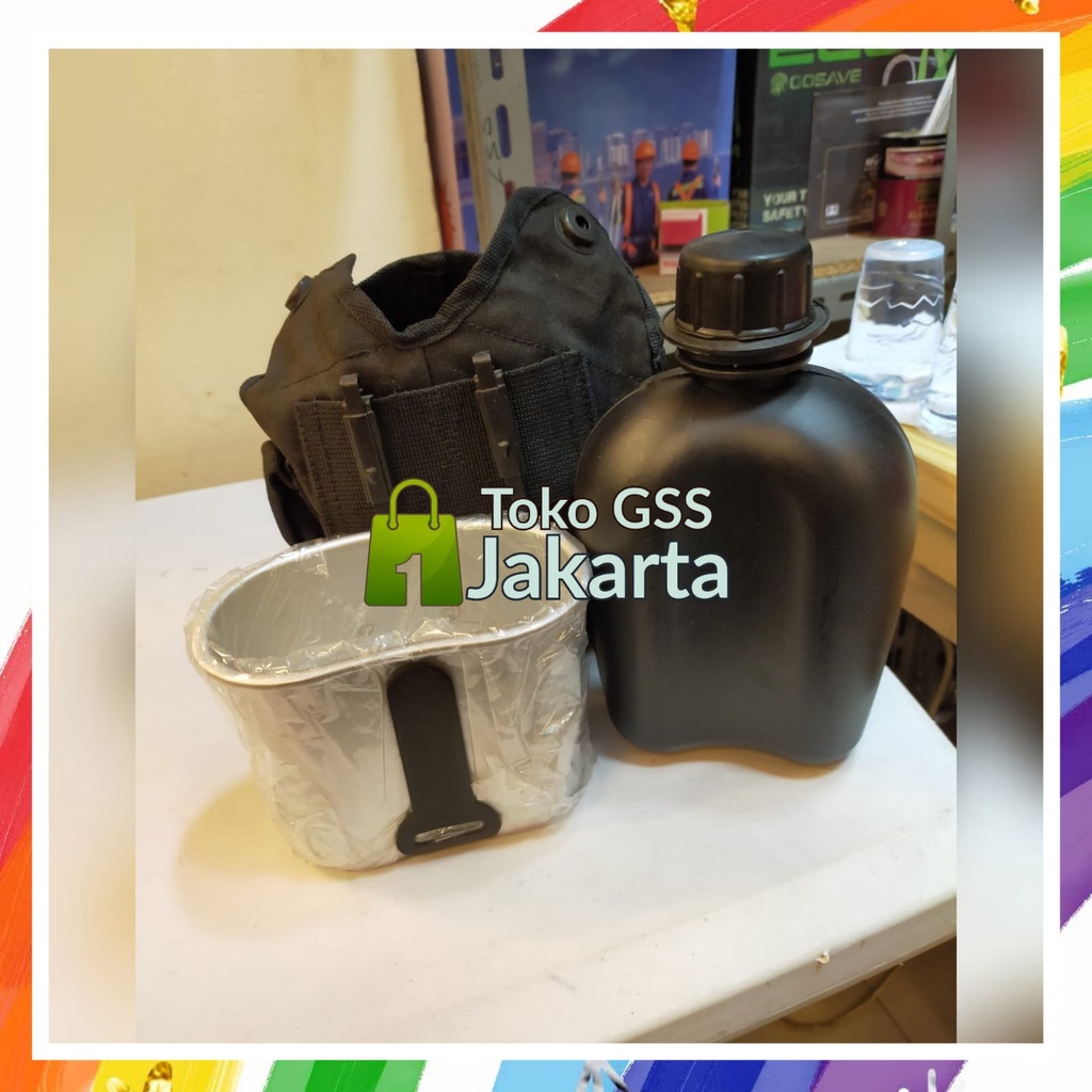 Jual BOTOL MINUM VELPES TNI & NESTING Outdoor Velpes Plus Nesting Army ...