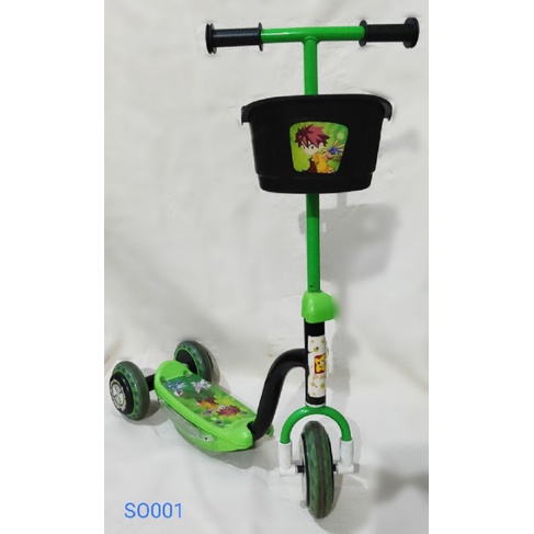 Jual Otopet/ Skuter Ben10 Hijau (bekas) | Shopee Indonesia
