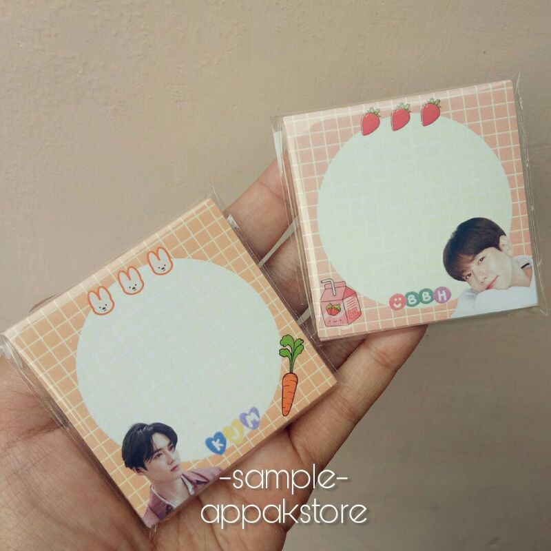 Jual Memo Stiker Exo kpop memopad scrapbook sticky notes | Shopee Indonesia