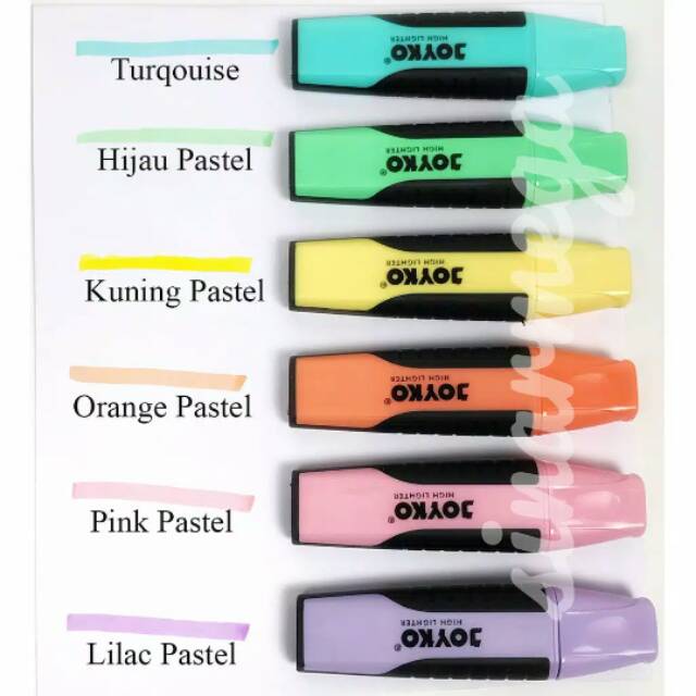 Jual Joyko Highlighter/ Stabilo Joyko Pastel Color HL11 | Shopee Indonesia