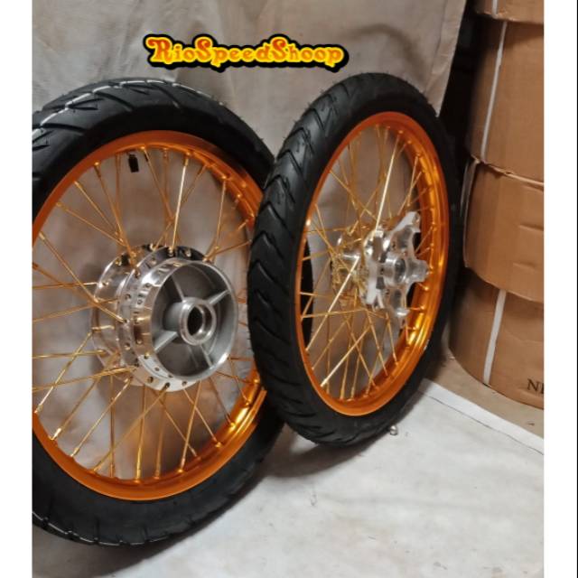 Jual Velg CB150R New Led JariJari Gold Velg Gold Plus Ban | Shopee ...