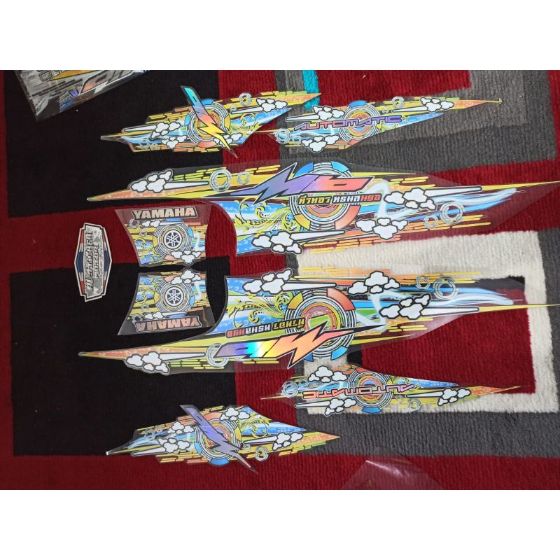 Jual STRIPING TRANSPARAN MIO STRIPING TRANSPARAN MIO HOLOGRAM STRIPING MIO SMILE STRIPING MIO ...