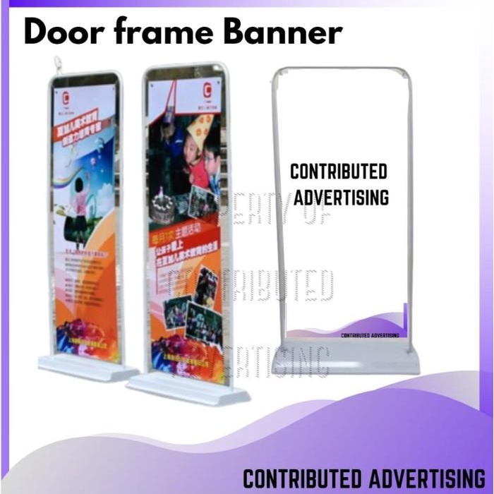Jual Door Frame 60X160Cm / Tiang Promosi / Stand Banner / Stand Display ...