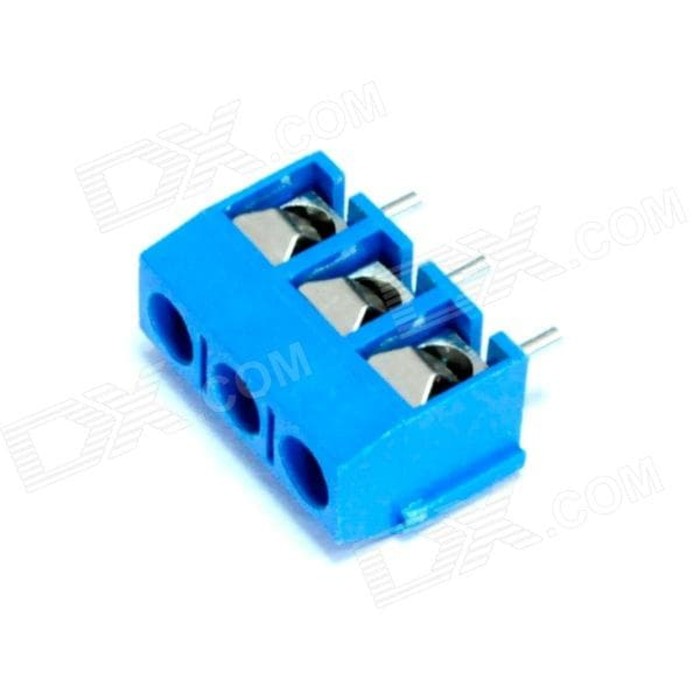 Jual Terminal Block 3P Screw 3 Pin Skrup PCB Blok 5mm Cable Connector ...