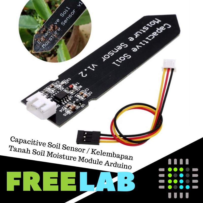 Jual Capacitive Soil Sensor / Kelembapan Tanah Soil Moisture Module ...