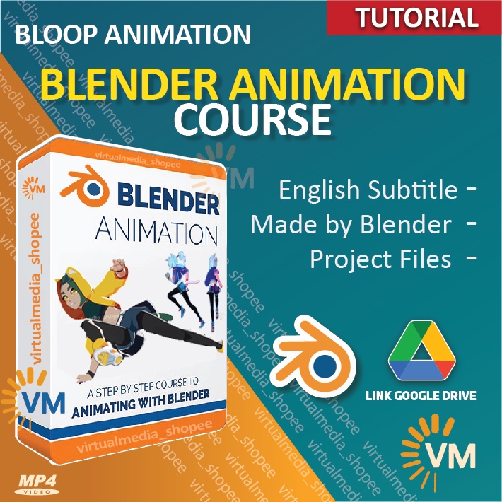 Jual BLOOP ANIMATION – BLENDER ANIMATION COURSE | DVD TUTORIAL BELAJAR ANIMASI 3D BLENDER ...