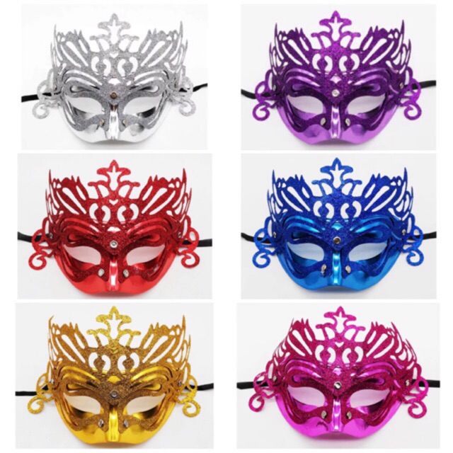 Jual Glitter Mask Topeng Pesta Masquerade Party Topeng Muka Wajah Renda ...