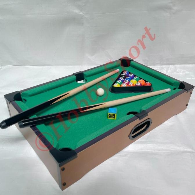 Jual Meja Billiard Mini L Tabletop Pool Table Desktop Biliar Mainan ...