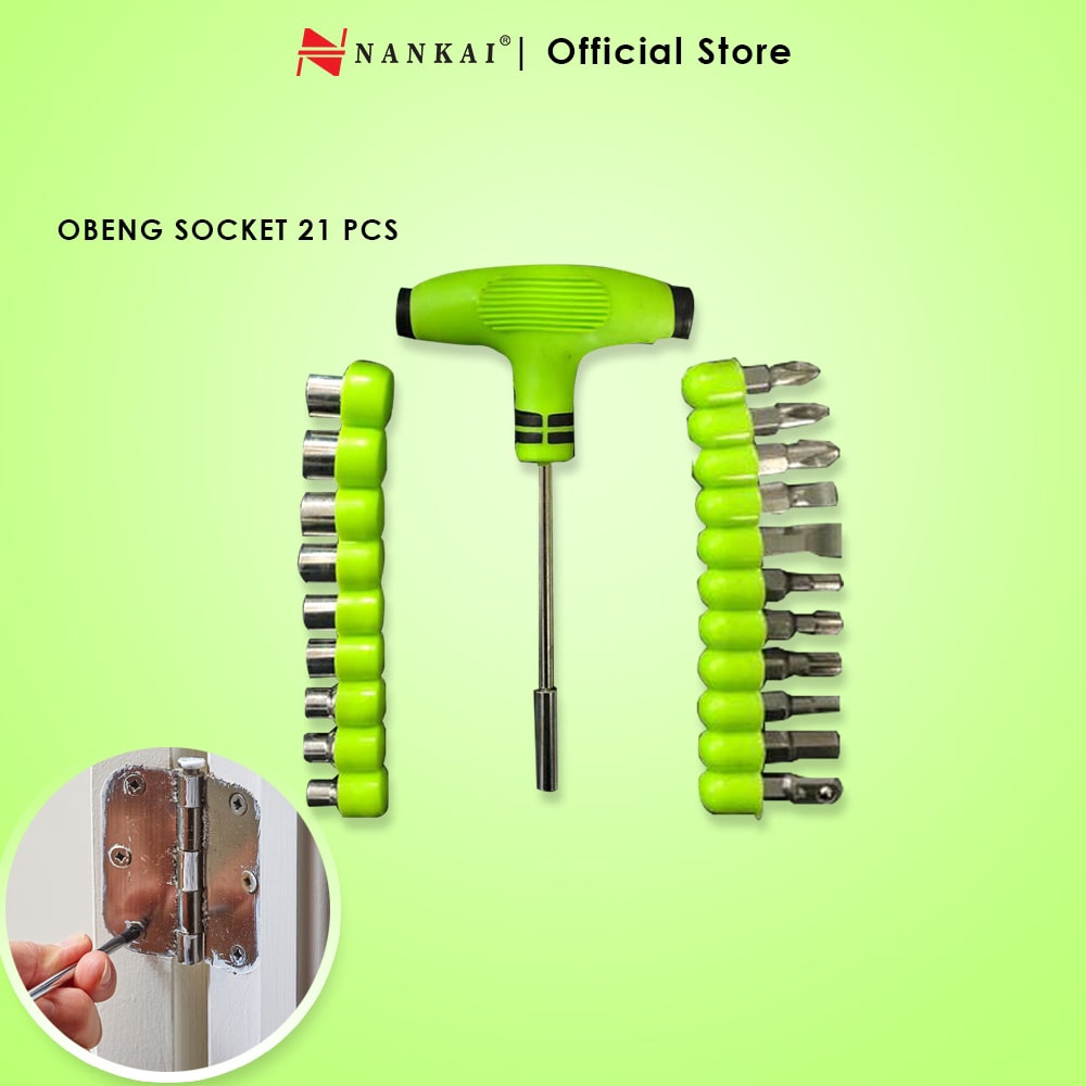 Jual Obeng T Socket 21 Pcs Nankai | Shopee Indonesia