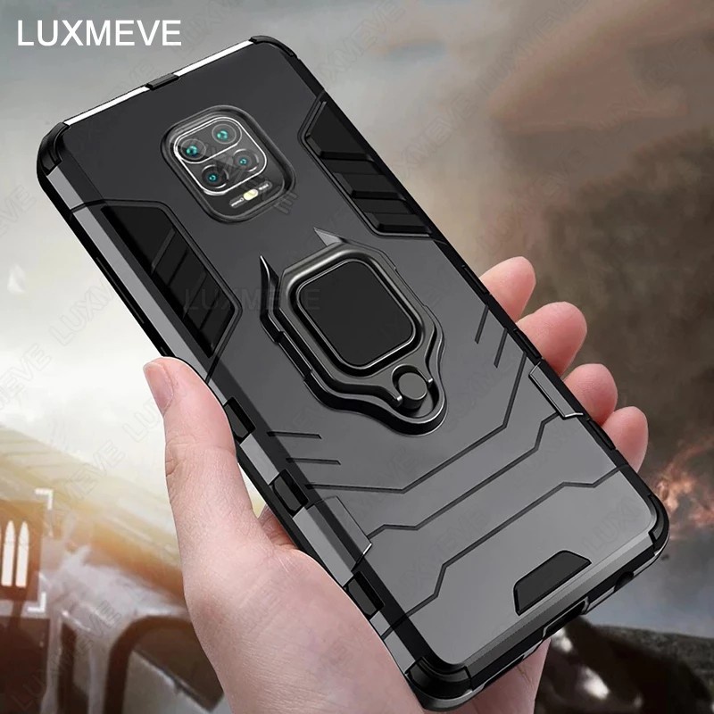 Jual CASE XIAOMI REDMI NOTE 9 PRO RUGGED ARMOR ROBOT STANDING IRING ...
