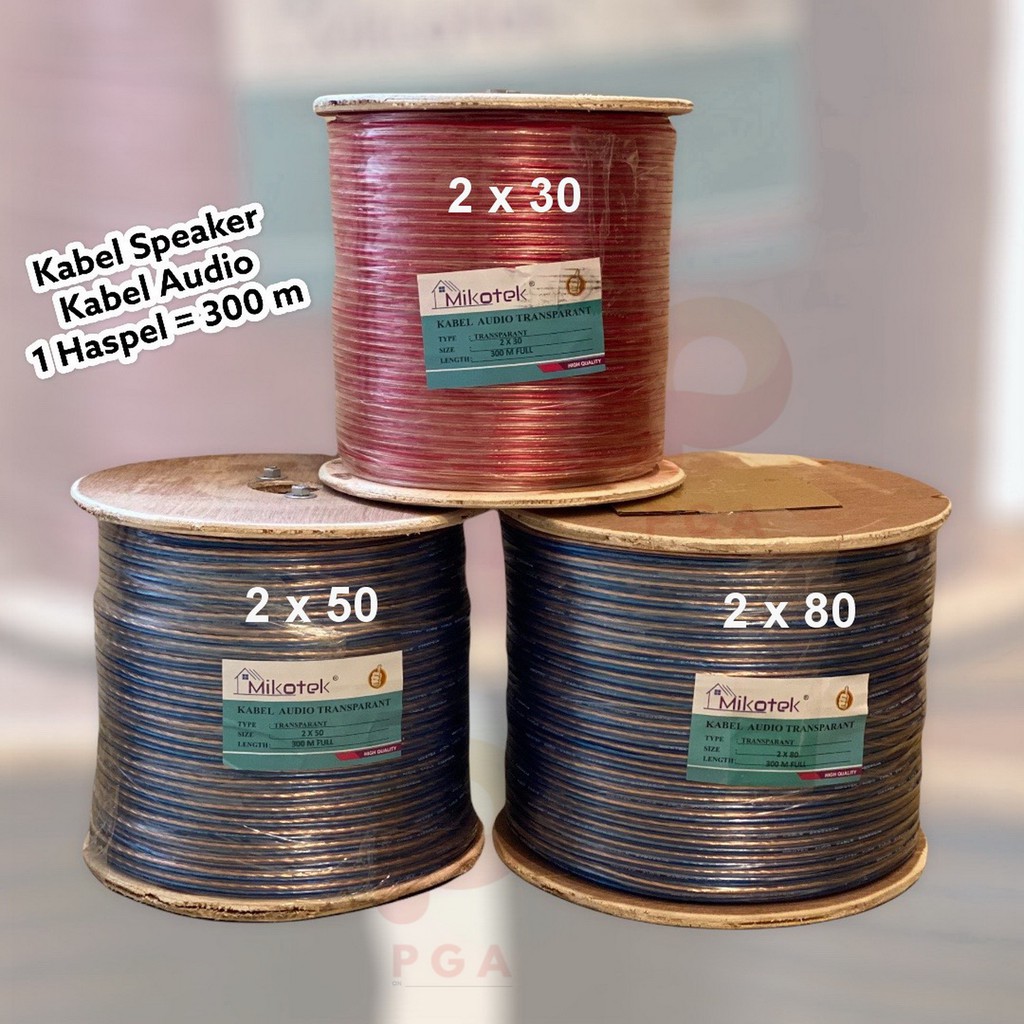 Jual Kabel Speaker / Kabel Audio / Kabel Monster 1 HASPEL = 300 Meter ...