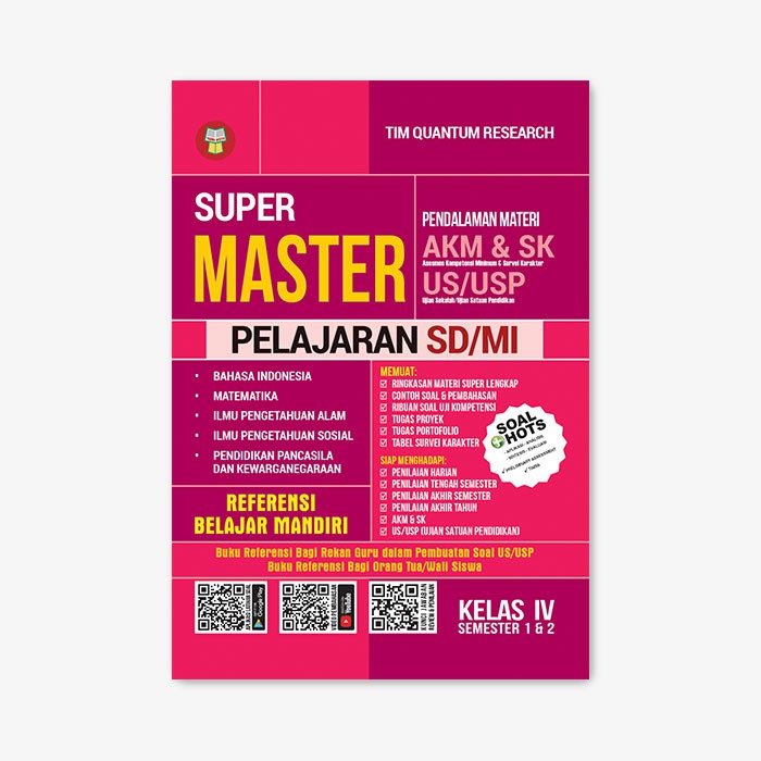 Jual Yrama Widya - Buku Super Master SD/MI Kelas IV - AKM & SK, US/USP | Shopee Indonesia