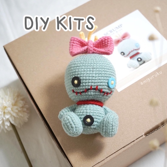 Jual Paket Rajut DIY Kits Amigurumi Crochet Doll Boneka Rajut - Scrump ...