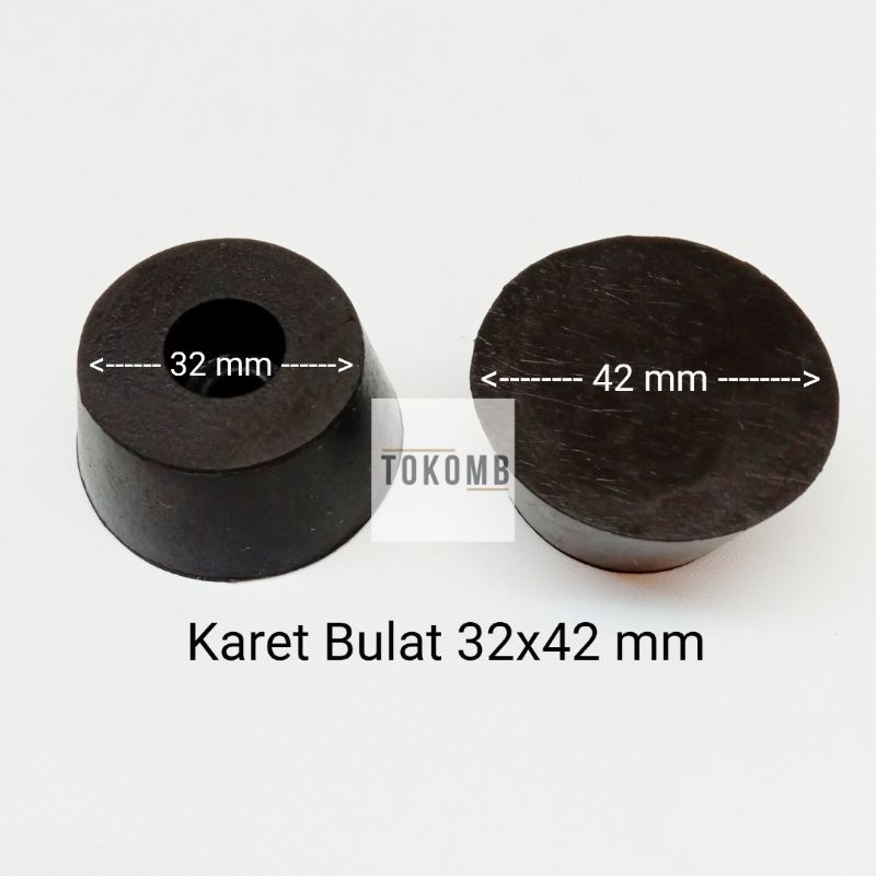 Jual Karet Bulat 32x42 / Karet Kaki Sanyo Besar Ampli Box Speaker ...