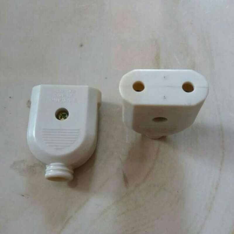 Jual Kontra Arde Steker Colokan Bulat Gepeng Yadi | Shopee Indonesia