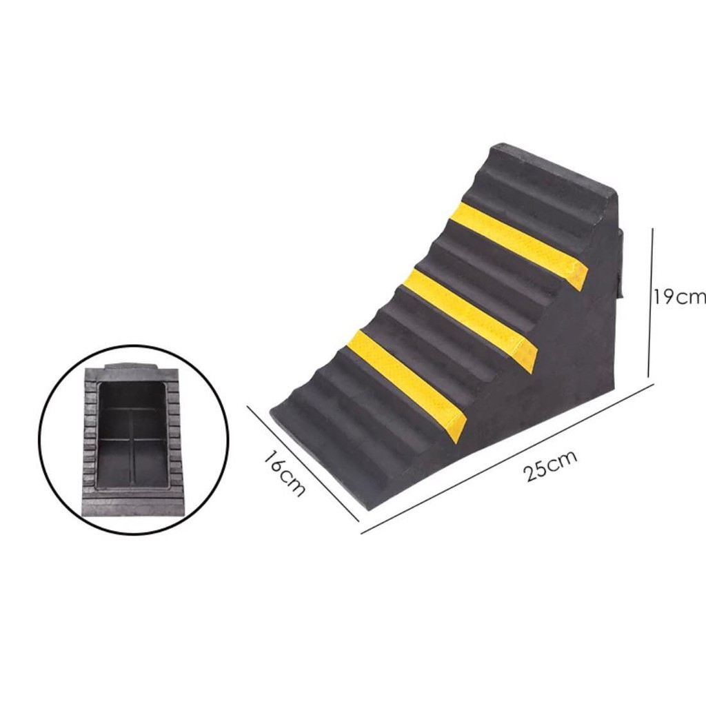 Jual Rubber Wheel Chock mobil/ truk Anti-Selip rv/kemping/trailer ...