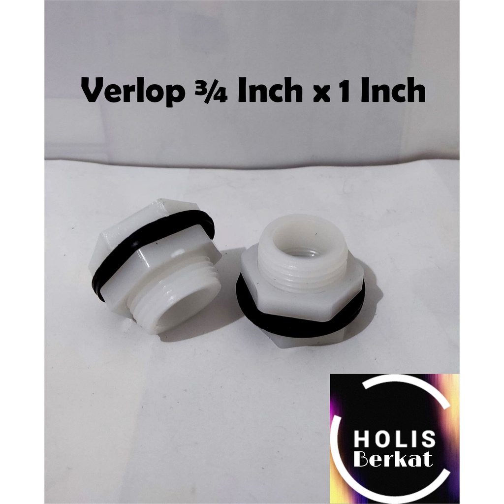 Jual Vlok Ring Mur PVC Tandon Vault Ring Verlop Toren 3/4 x 1 Inch ...