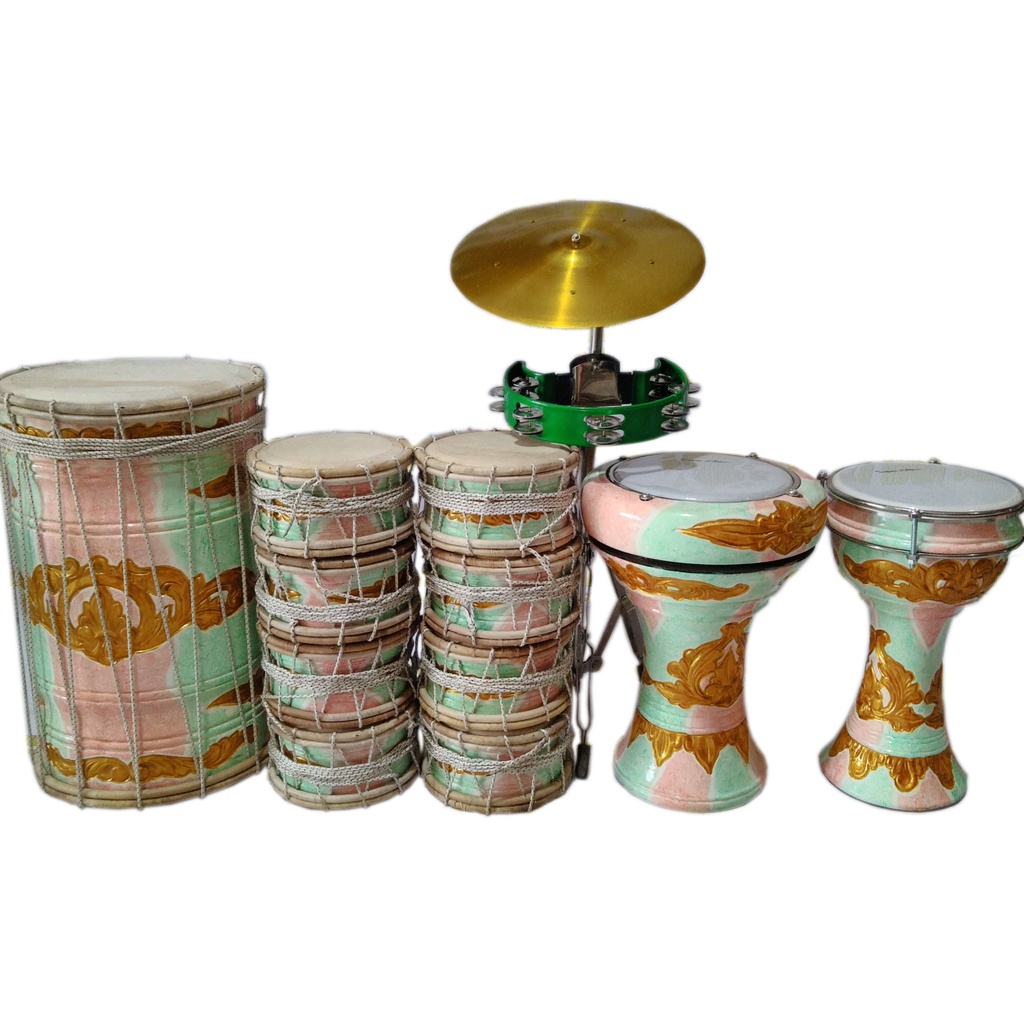 Jual marawis 1 set lengkap komplit 12 alat + 6 pcs tas polos batik ukir ...