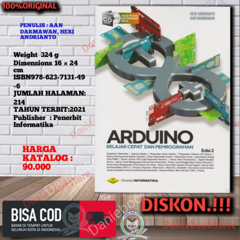 Jual ARDUINO BELAJAR CEPAT PEMROGRAMAN edisi 2 AAN DARMAWAN ...