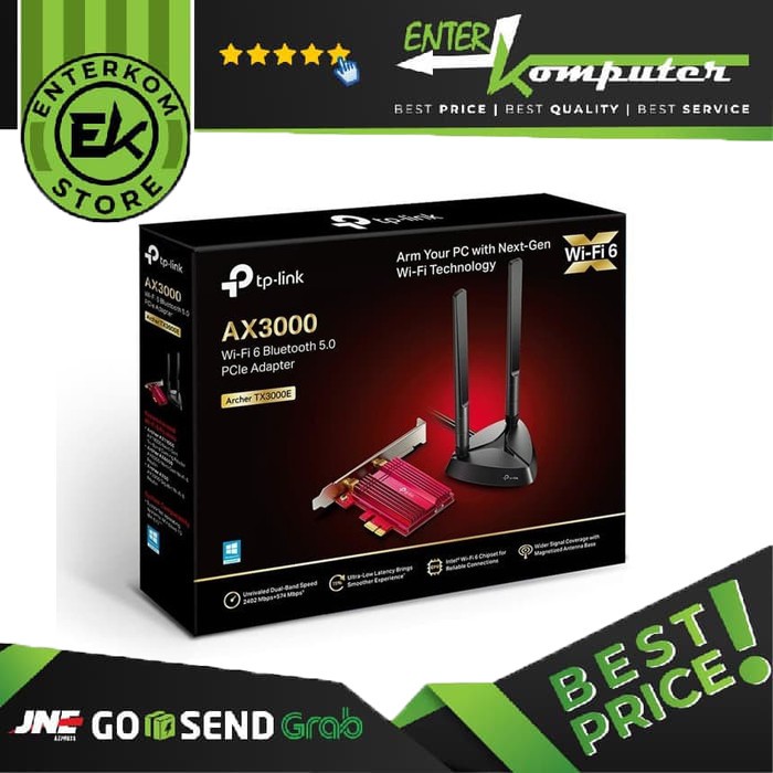 Jual TP - Link AX3000 Wi-Fi 6 Bluetooth 5.0 PCI Express - Archer ...
