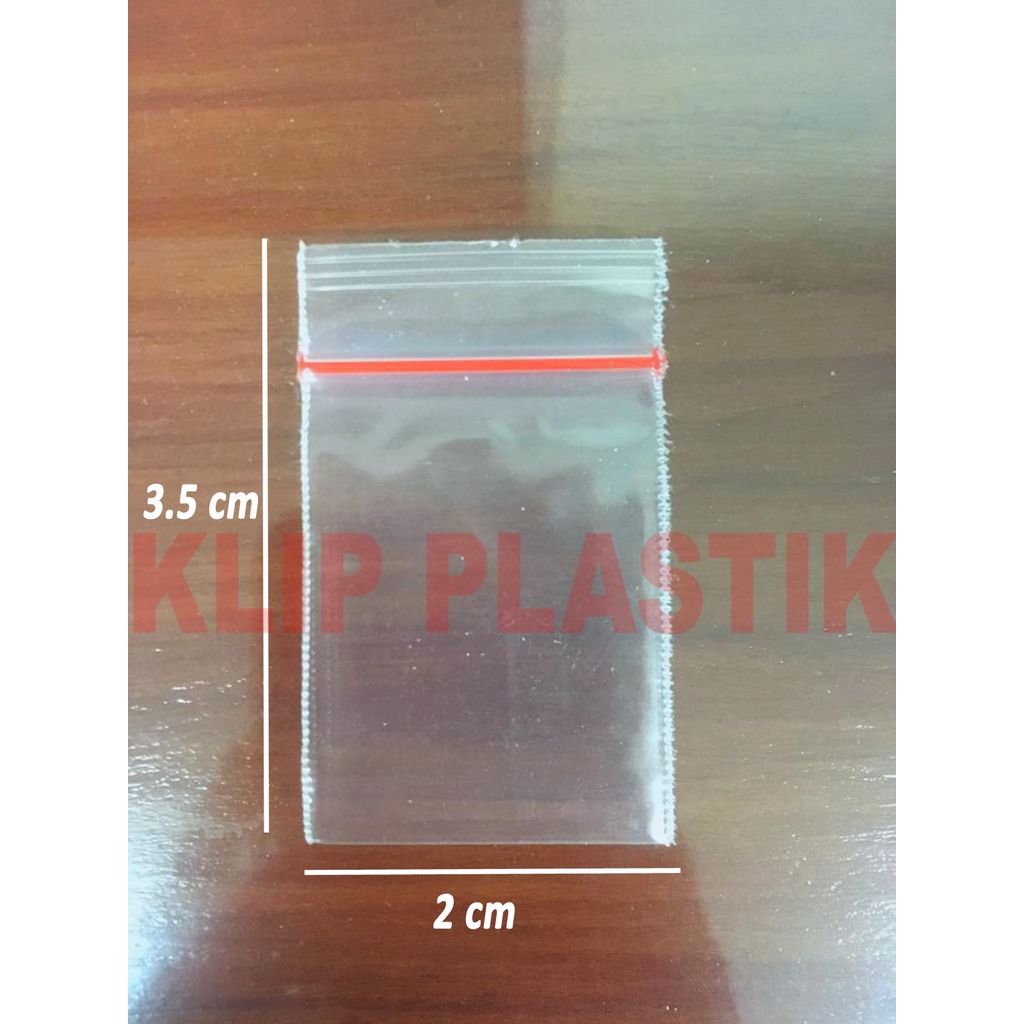 Jual Kantong Plastik Klip Bening, Klip Kecil ukuran 3,5 x 2cm, harga ...