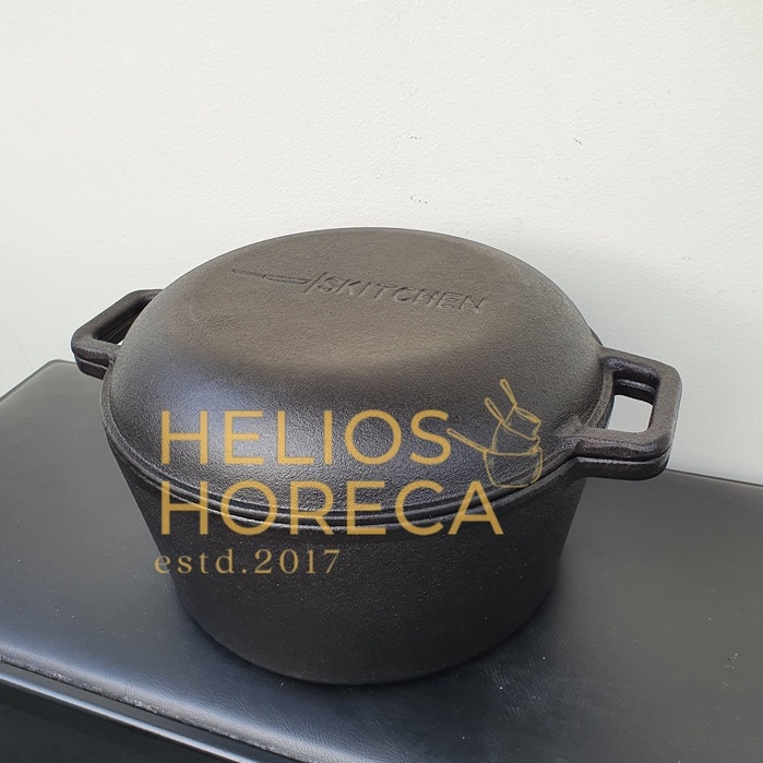 Jual SKITCHEN Denver Dutch Oven Panci Wajan Wok Besi Cor Cast Iron ...