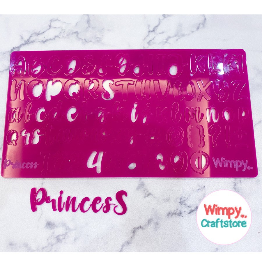 Jual Wimpy Stamping Stempel Cetakan Stamp Huruf Fondant Clay Alphabet ...
