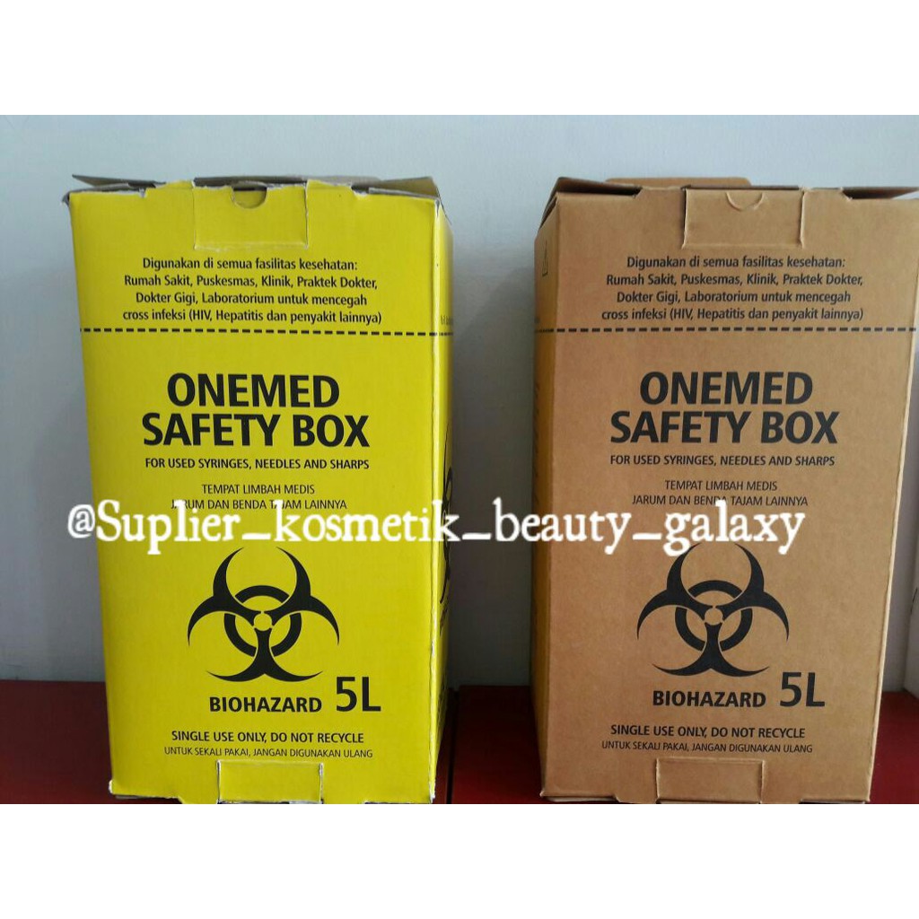 Jual Safety Box 5 Liter / Box limbah medis/box safety/safety box karton ...