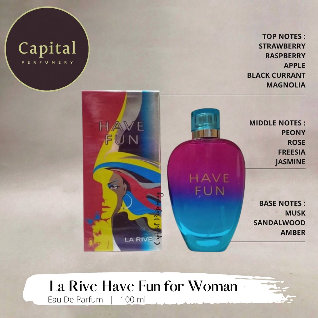 Jual La Rive HAVE FUN For Women EDP 100 ml | Shopee Indonesia