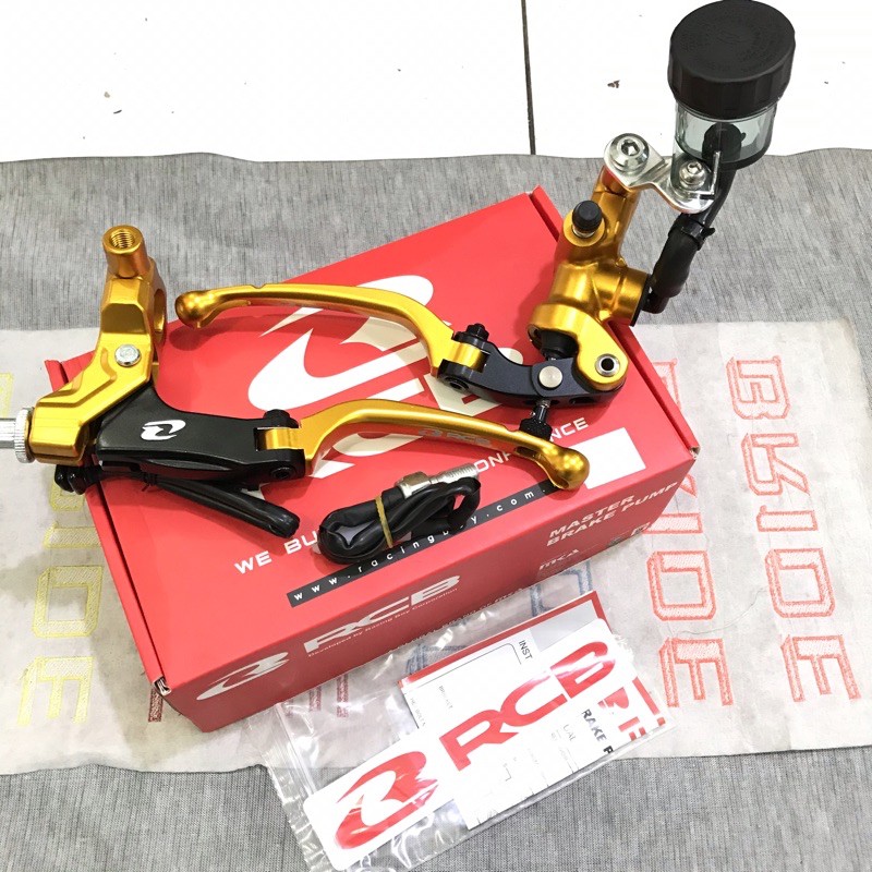 Jual Master rem RCB Radial S1 14MM & HANDLE RCB S1 KIRI REM/KOPLING ...