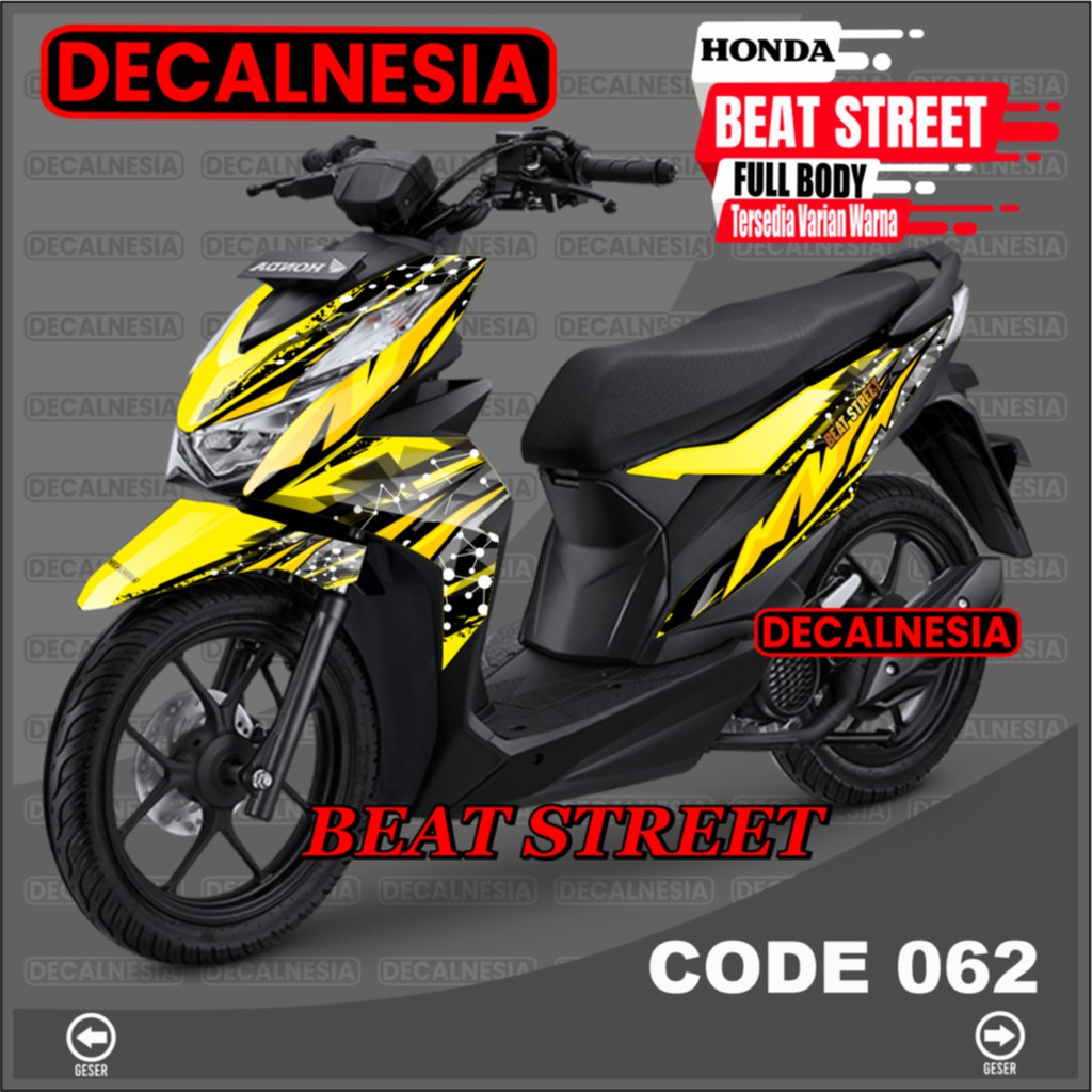 Jual Decal Beat Street New 2021 2022 2023 Full Body Stiker Motor 2020 ...