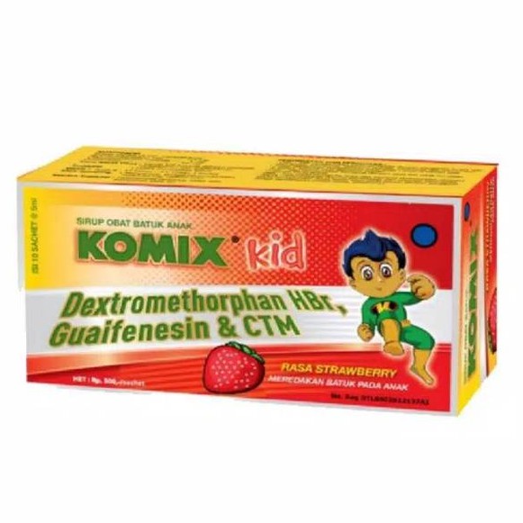 Jual Komix Kid Strawberry 1 box isi 10 sachet | Shopee Indonesia