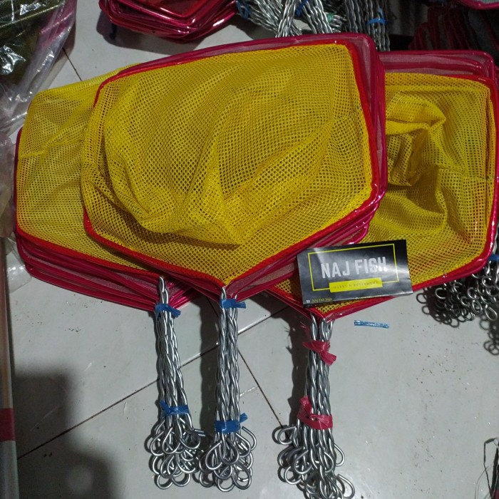 Jual Serokan Jaring Ikan Bahan Bagus Halus Tidak melukai ikan Mantab ...