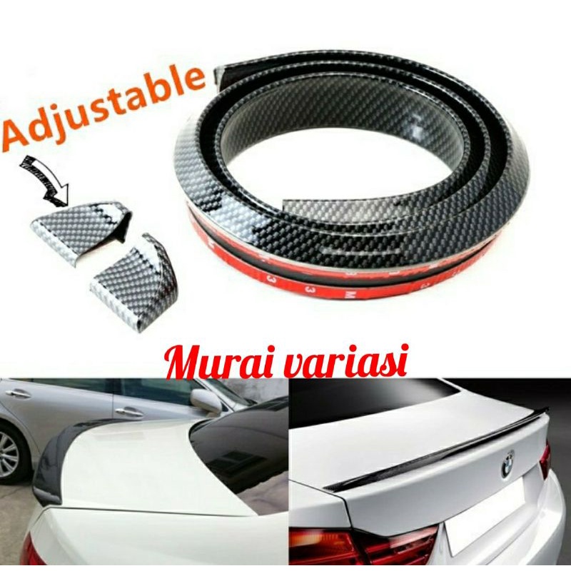 Jual Mini Ducktail Spoiler Mobil Vios - Lips Bagasi Belakang Carbo ...