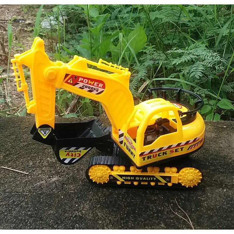 Jual Mainan excavator besar / mobil beko jumbo / mainan anak truk bego ...