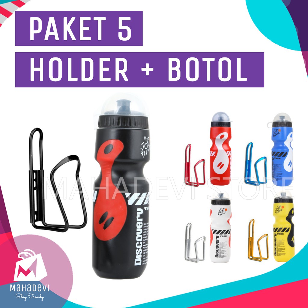 Jual Paket Botol Sepeda dan Holder Botol Sepeda Set Lengkap | Shopee ...
