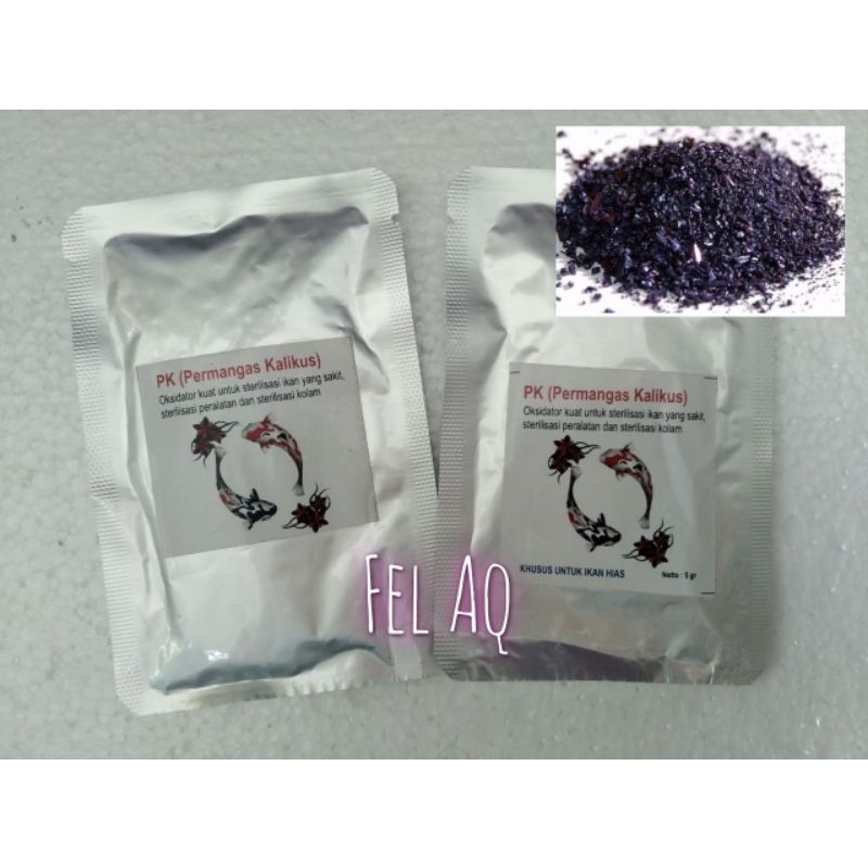 Jual PK Obat Ikan 10g Permanganat Kalikus Kalium Penyakit Cacar Jamur ...