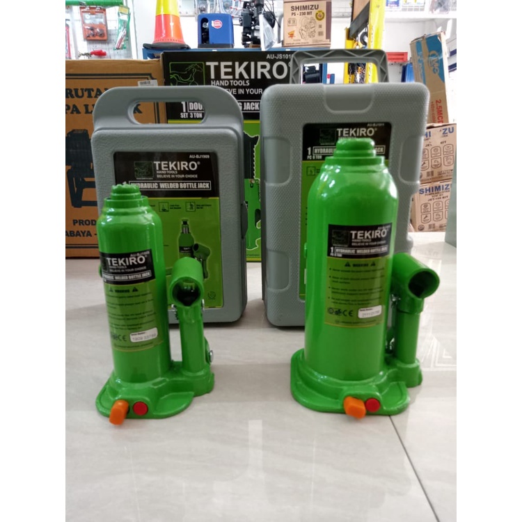 Jual AU-BJ1909 !!! DONGKRAK BOTOL 2 TON TEKIRO / HYDRAULIC BOTTLE JACK ...