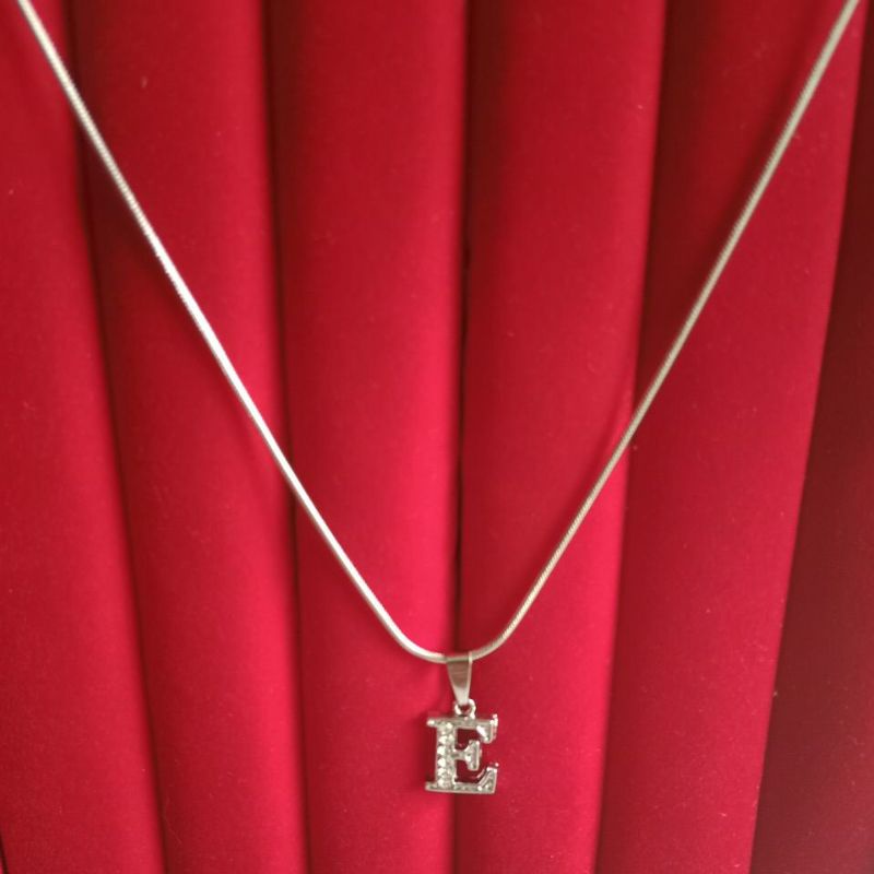 Jual KALUNG SILVER ANTI KARAT - ANTI LUNTUR !!! Kalung Titanium Liontin ...