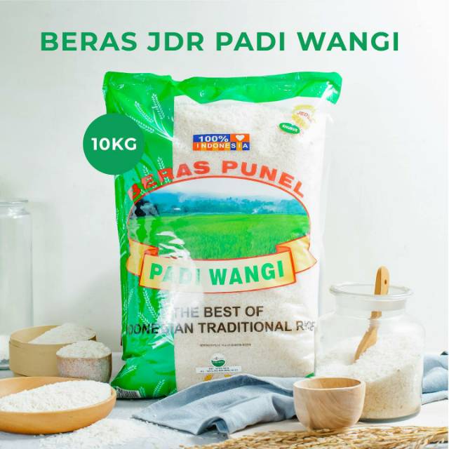 Jual Beras JDR Padi Wangi Organik 10Kg | Shopee Indonesia
