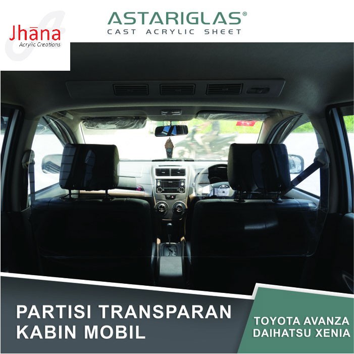 Jual Partisi Mobil Avanza Xenia / Akrilik Partisi Kabin Mobil - sekat ...