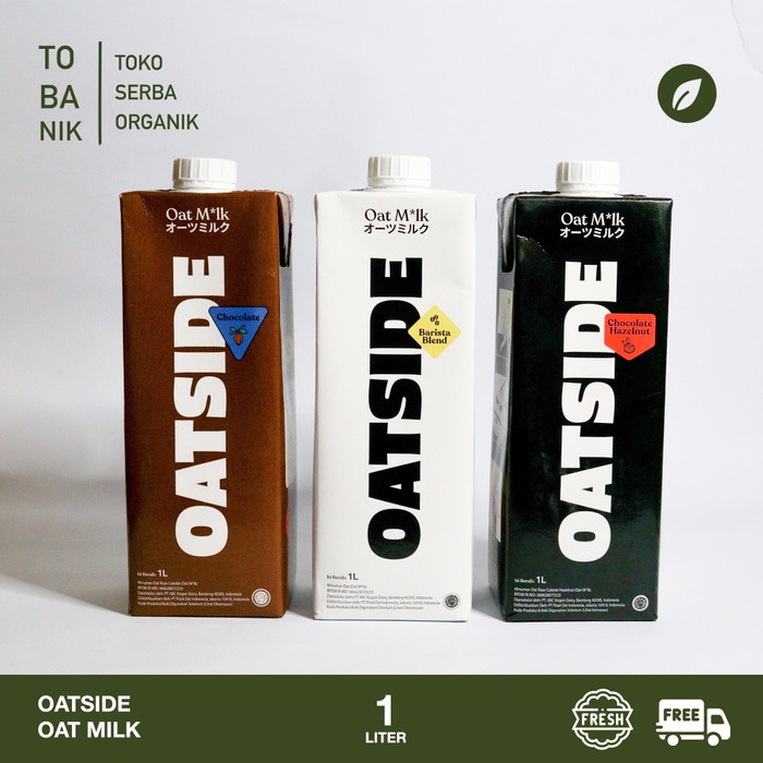 Jual Oatside Oat Milk Barista Blend / Chocolate Hazelnut / Chocolate 1 L | Shopee Indonesia